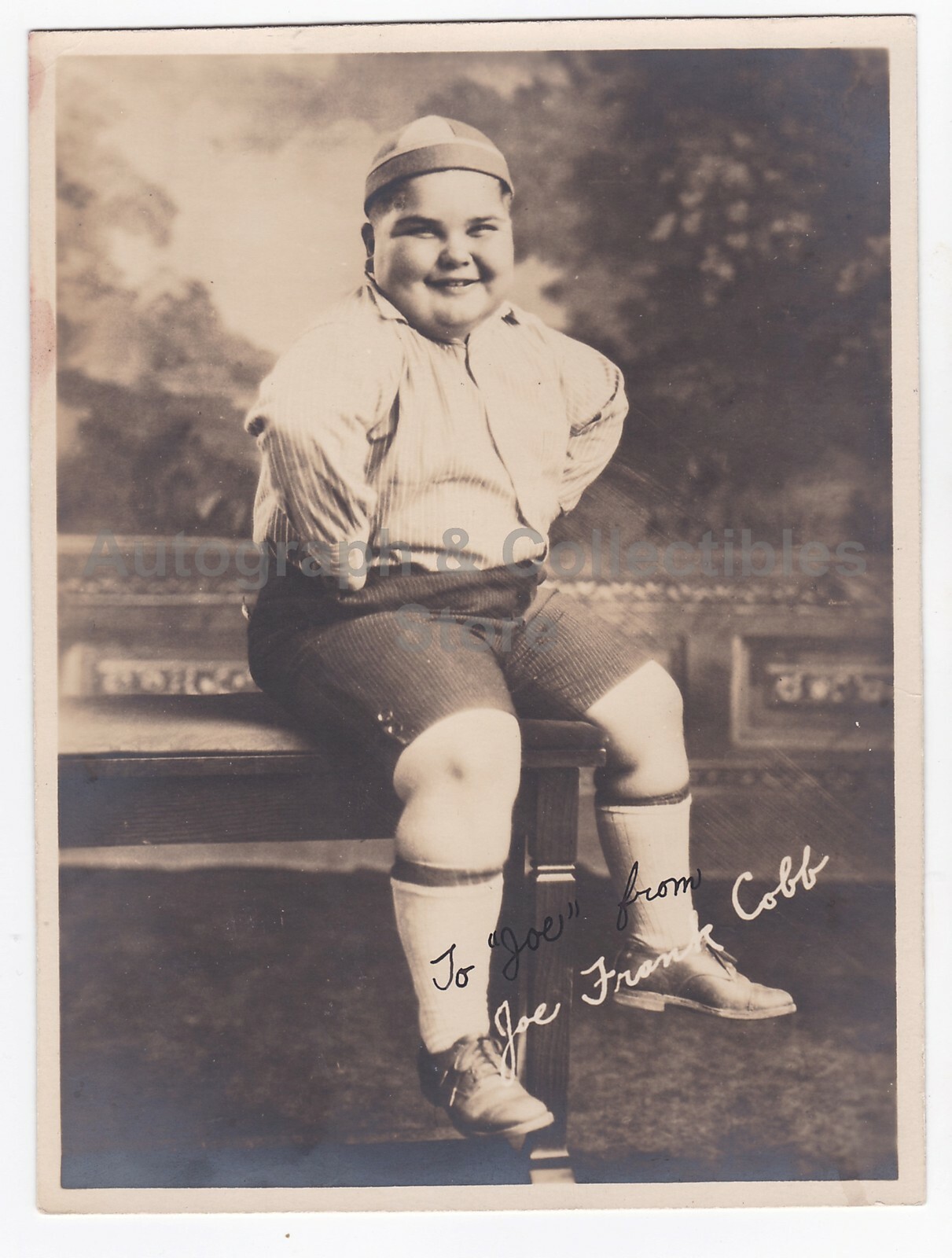 Our Gang Joe Cobb Authentic Vintage Inscribed 1920s 6x8 Fan Photo | eBay