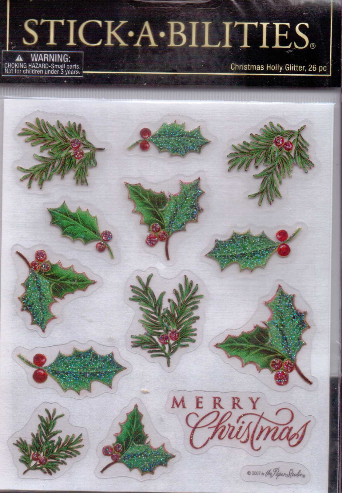 The Paper Studio Stickabilities CHRISTMAS Themed Stickers~U Choose ...