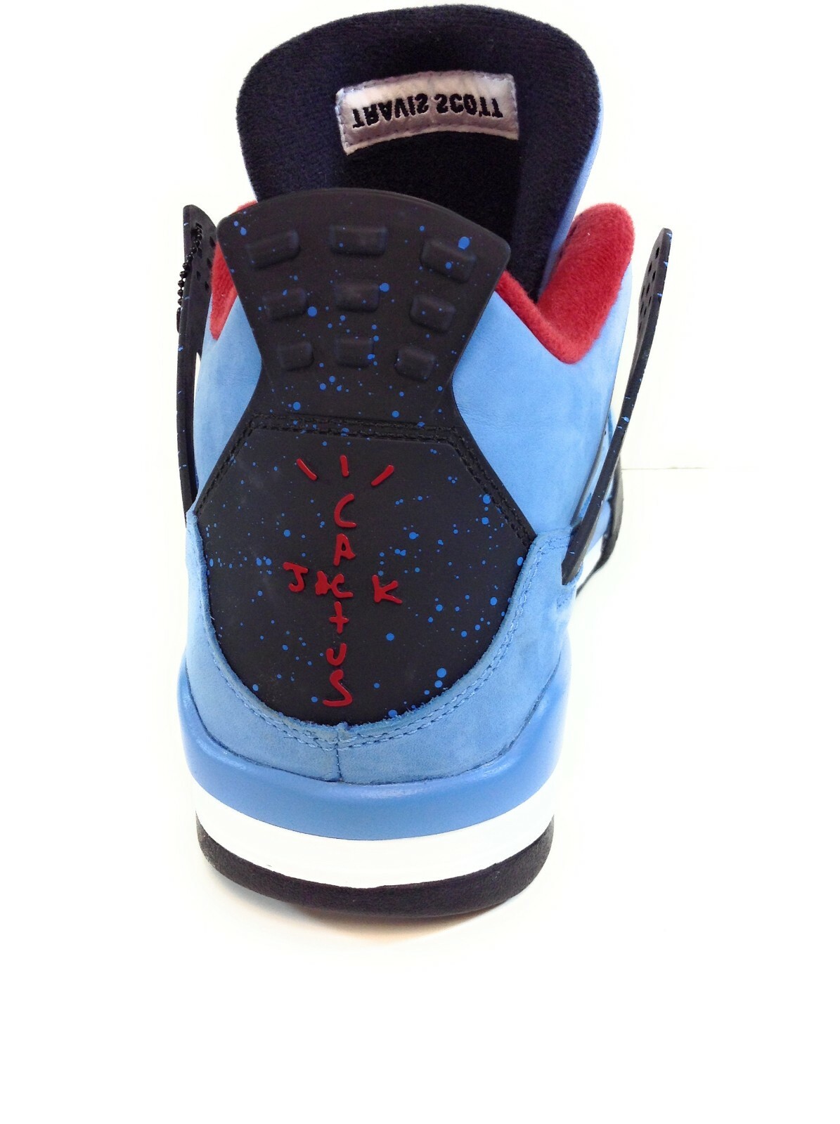 Mens Air Jordan 4 Retro 308497 406 Travis Scott Blue Cactus Jack ...