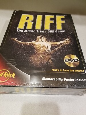 NEW - RIFF: The Music Trivia DVD Game - Hard Rock Cafe - 2005 - Hersch ...
