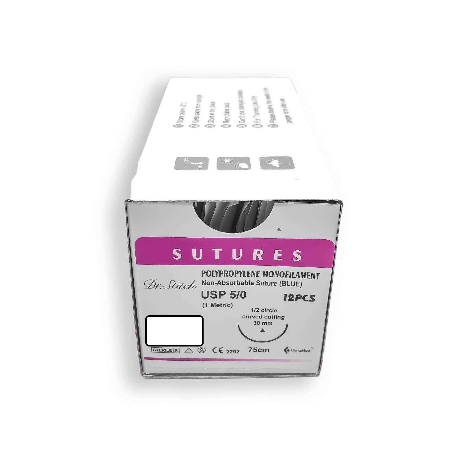 5/0 Surgical Training Sutures Polypropylene Monofilament, Pack of 12, Sterile | eBay