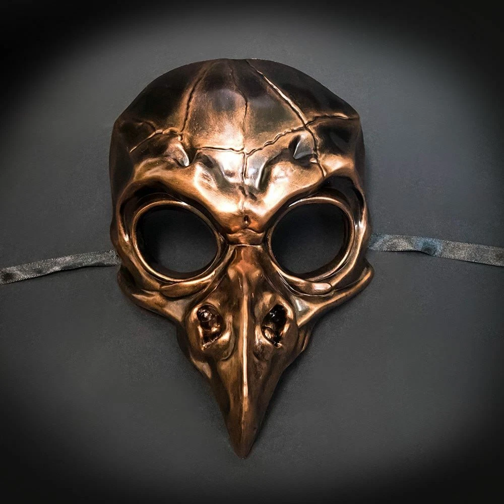Raven Skull Bird Nose Woodland Medusa Snake Masquerade Mask, 50% OFF