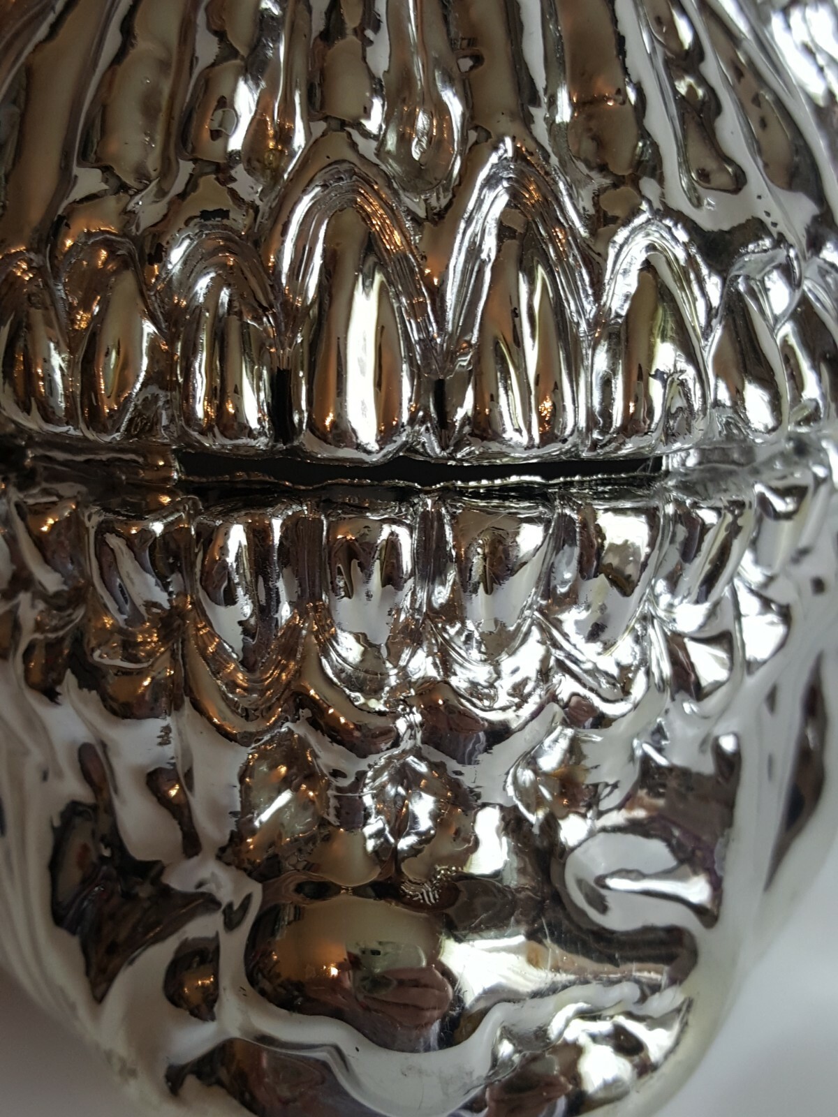 Halloween Skull Mask Full Face Mask Skull Skeleton Mask Skeletor Silver ...