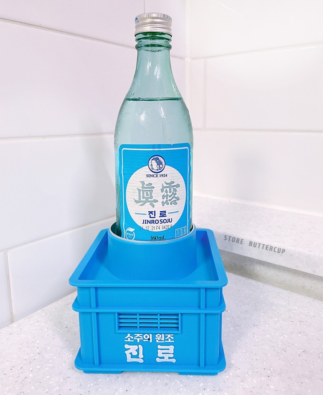 Hite Jinro Toad Frog Soju Automatic Dispenser Soju Cooler Holder + Free ...