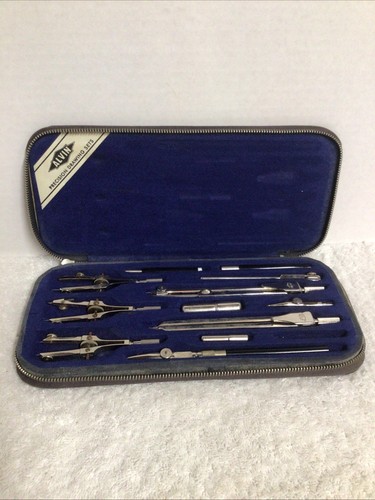Vintage ALVIN 613ZP 12 Piece Drafting Drawing Set Made In Germany | eBay