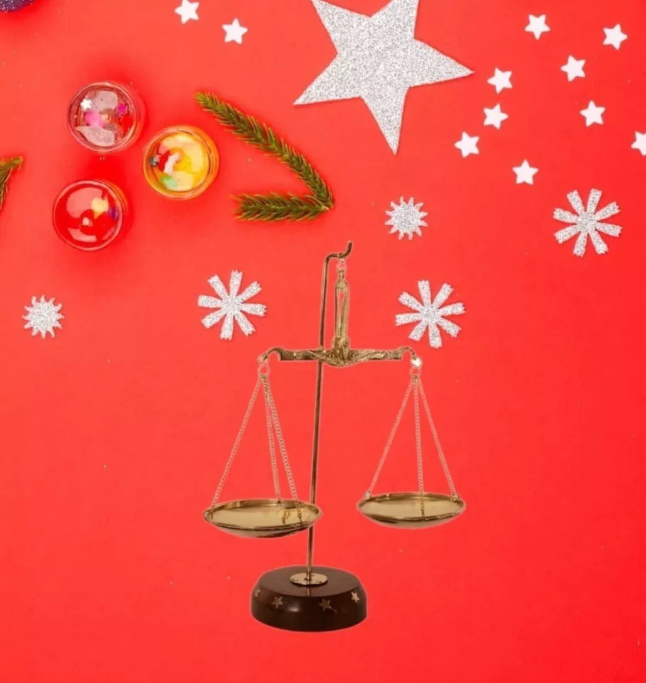 7" Decorative Brass Weighing Scale Balance Hnadmade Tarazu Collectible ...