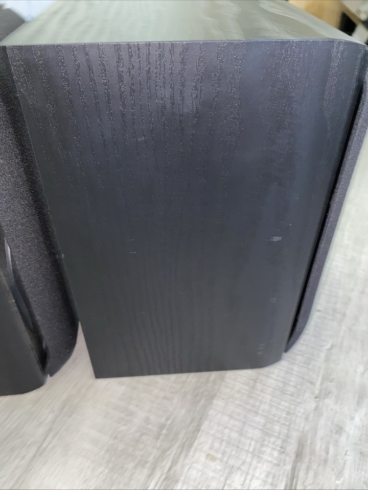 LOT OF 2 SONY SS-B1000 8 Ohms 120W Black Bookshelf Speakers FREE ...