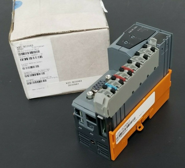 NEW B&R X20BC0063 BUS CONTROLLER W/ X20BB80 BASE, X20PS9400 POWER ...