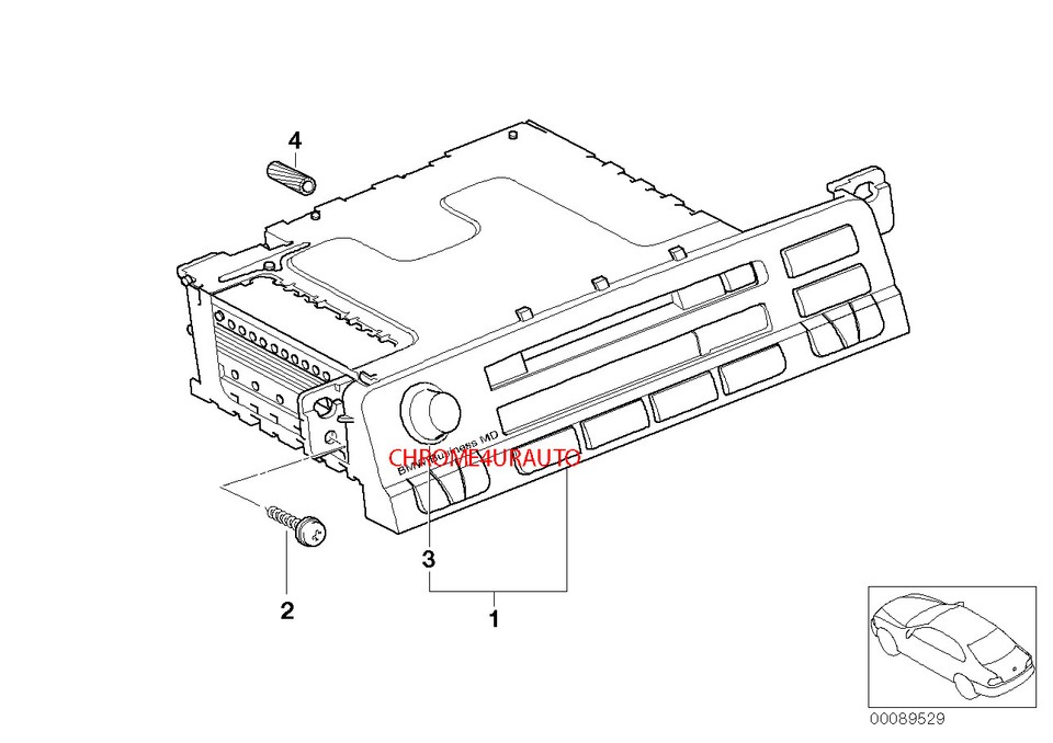 BMW E46 E83 E83N E85 E86 Cabrio Compact Button LEFT OEM 65126923321 | eBay