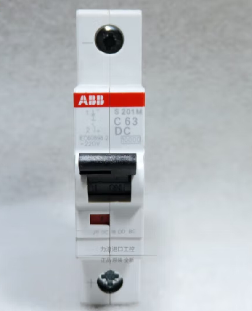 ABB Miniature Circuit Breaker S201M-C63DC 63A 220V | eBay