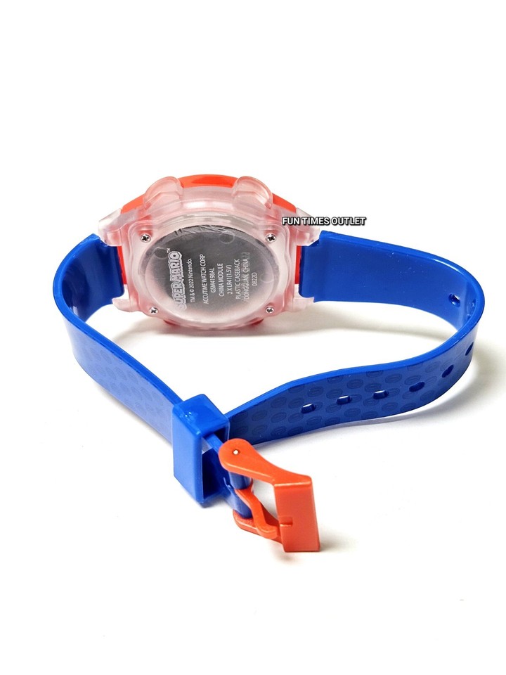 Super Mario Watch Kids Digital Wristwatch Flashing Lights Reloj ...