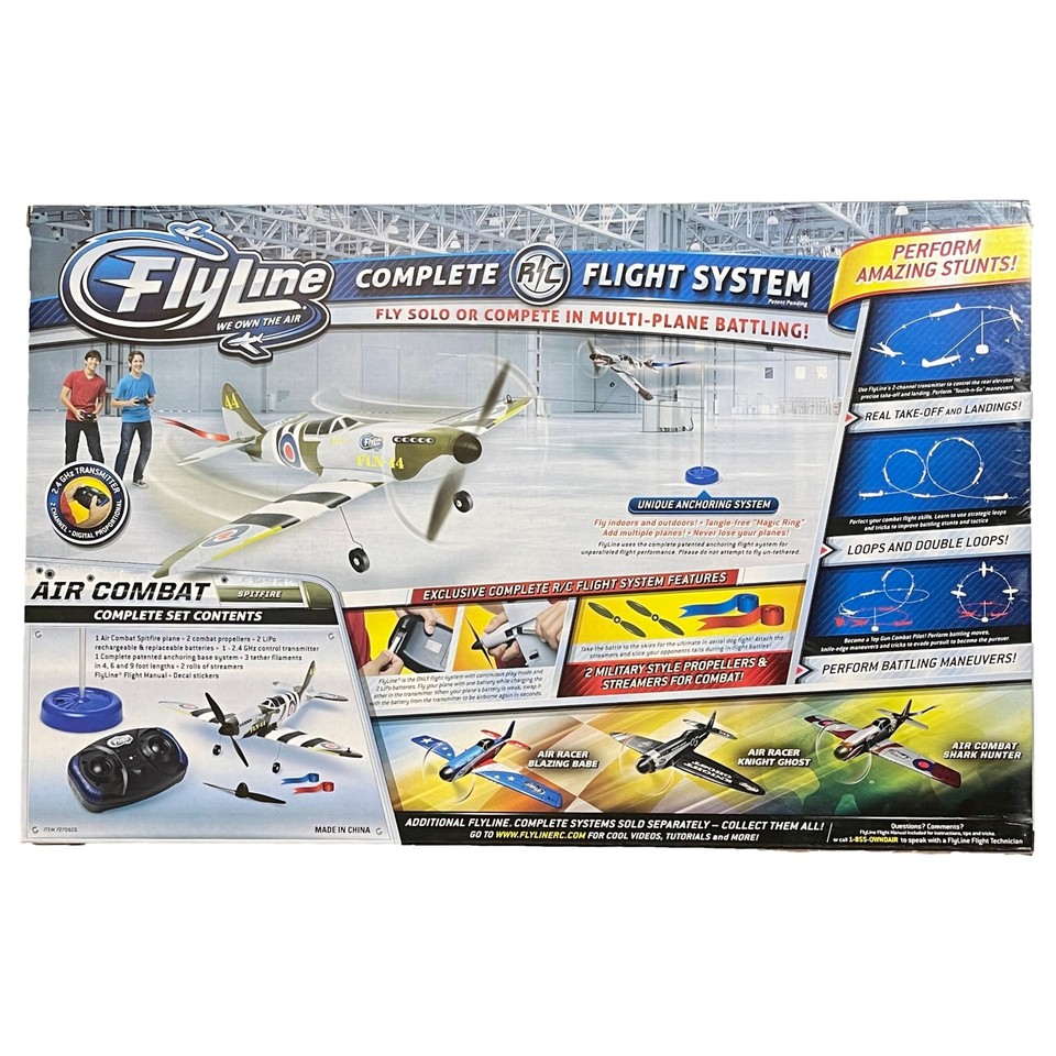 FlyLine Air Combat Complete Remote-Controlled Flight System, Spitfire ...