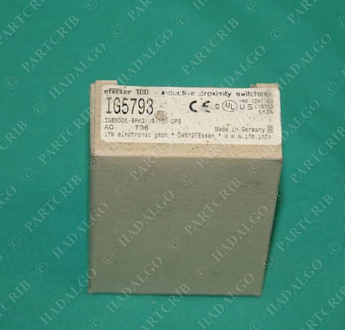 IFM, IG5793, Efector Inductive Proximtiy Switch Sensor IGB3005-BPKG/US ...
