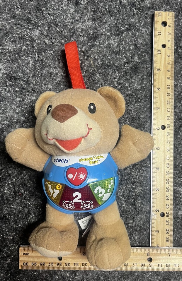 VTech Baby Happy Lights Bear Interactive Toy 30+ Songs, Melodies/Sounds ...