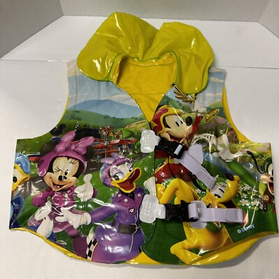 Disney Jr Mickey Mouse Inflatable Swim Vest Age 3-6 Water Safety Pool ...