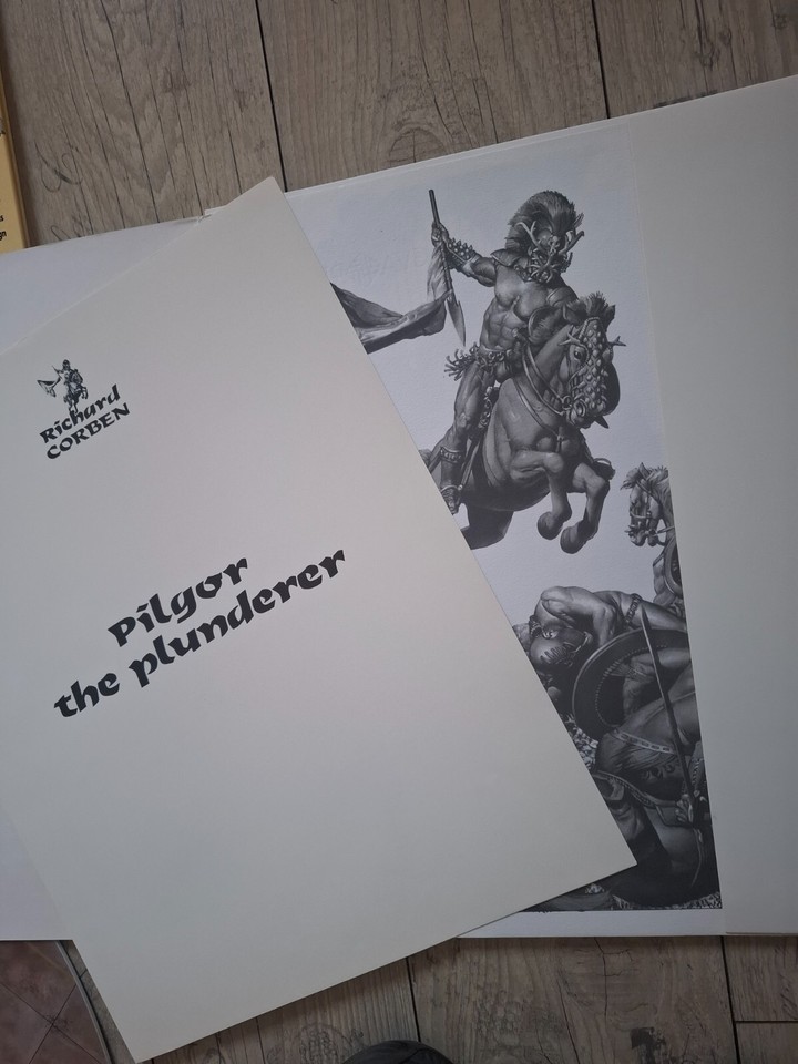 Richard Corben Kunstportfolio 1981 "Pilgor the Plunderer" komplett | eBay