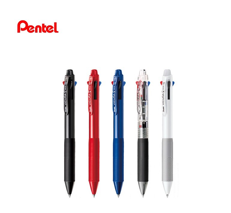 Pentel Vicuna MultiPen 4 Color Ink 0.7mm Ballpoint Pen Choose from 5 ...