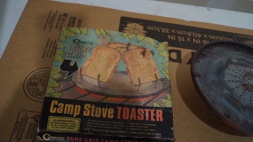 VINTAGE STOVE TOP~CAMP FIRE BREAD TOASTER | eBay