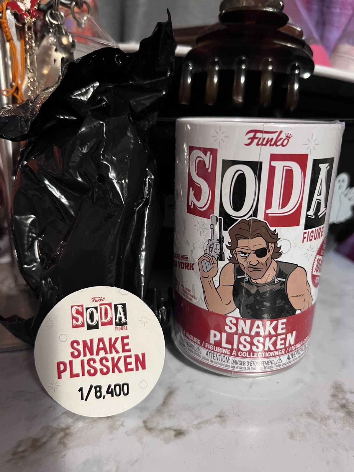 Funko Soda Snake Plissken Escape From New York Movies Vinyl Figure 1/ ...