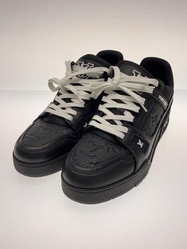 LOUIS VUITTON/LV trainer line sneakers/US8.5/BLK/1AARF4 | eBay