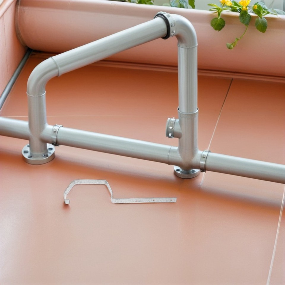 4pcs Metal Rain Gutter Brackets Roof Support Heavy Duty Iron Gutter ...