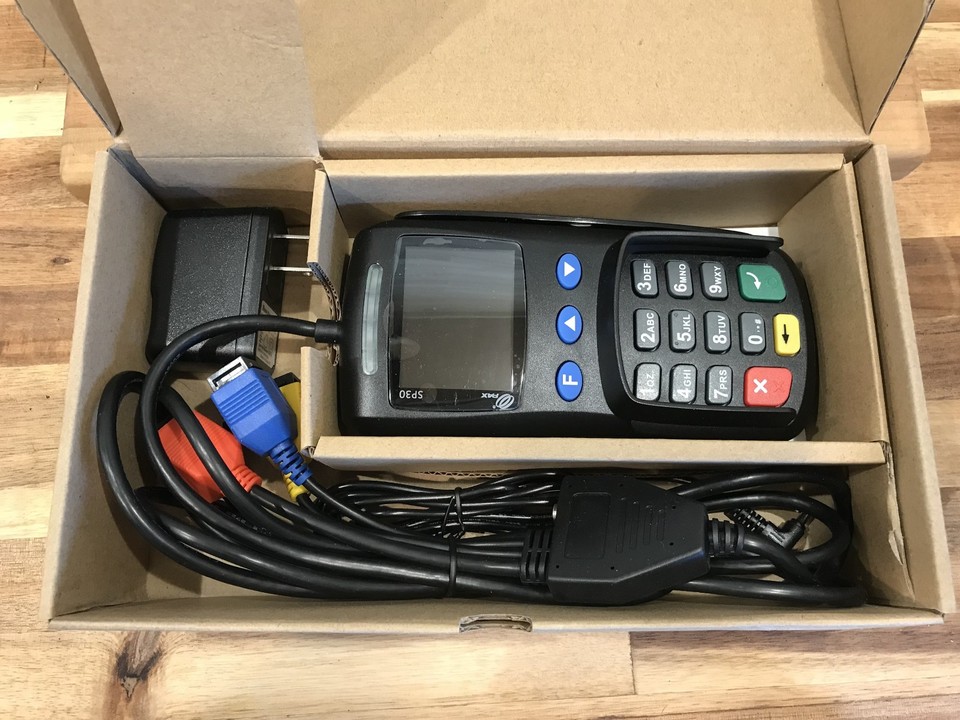 PAX SP30 Smart Card & Contactless Pin Pad Credit Card Terminal w ...