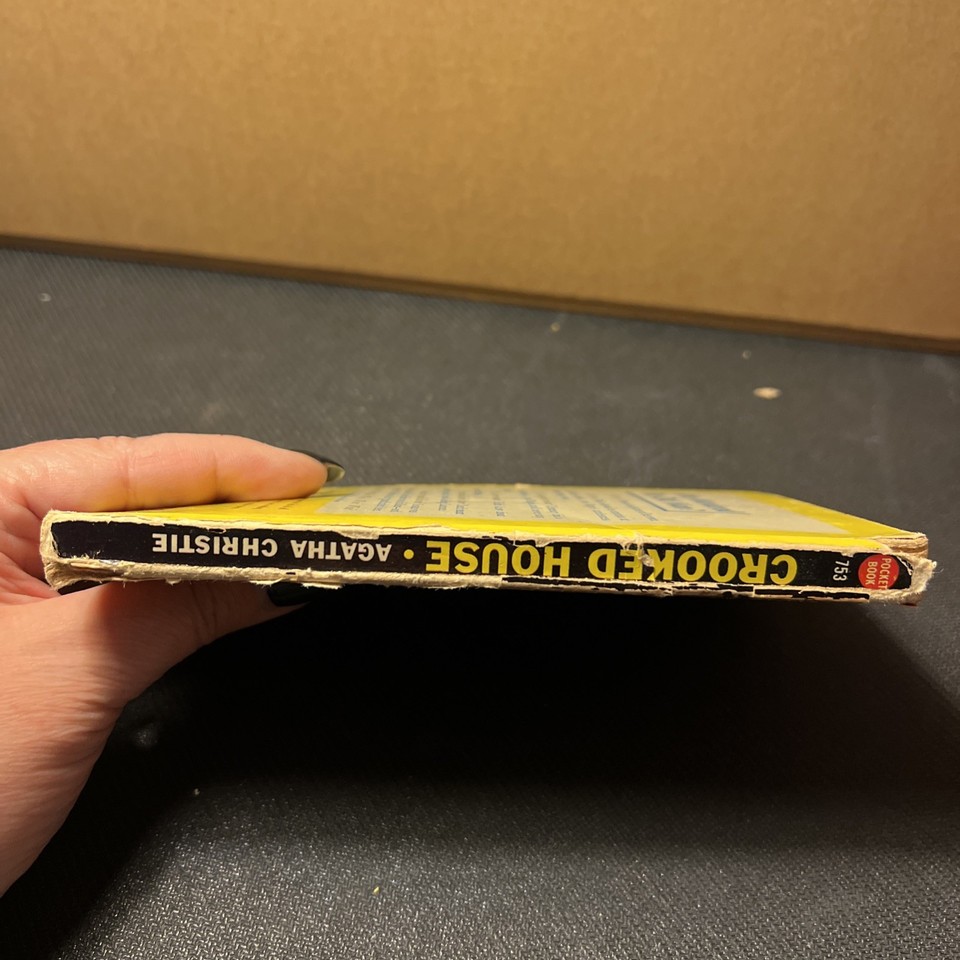 1950, 1ST PRINT POCKETBOOK, 753,CROOKED HOUSE by AGATHA CHRISTIE, SEE ...