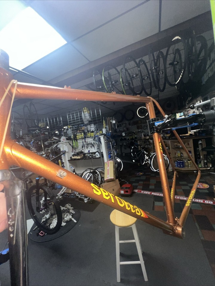 80s Serotta Road Frame Custom Geometry Burnt Orange 55tt 57st | eBay