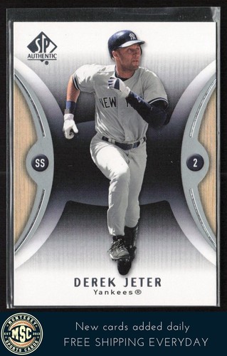 Derek Jeter 2007 SP Authentic #81 New York Yankees | eBay