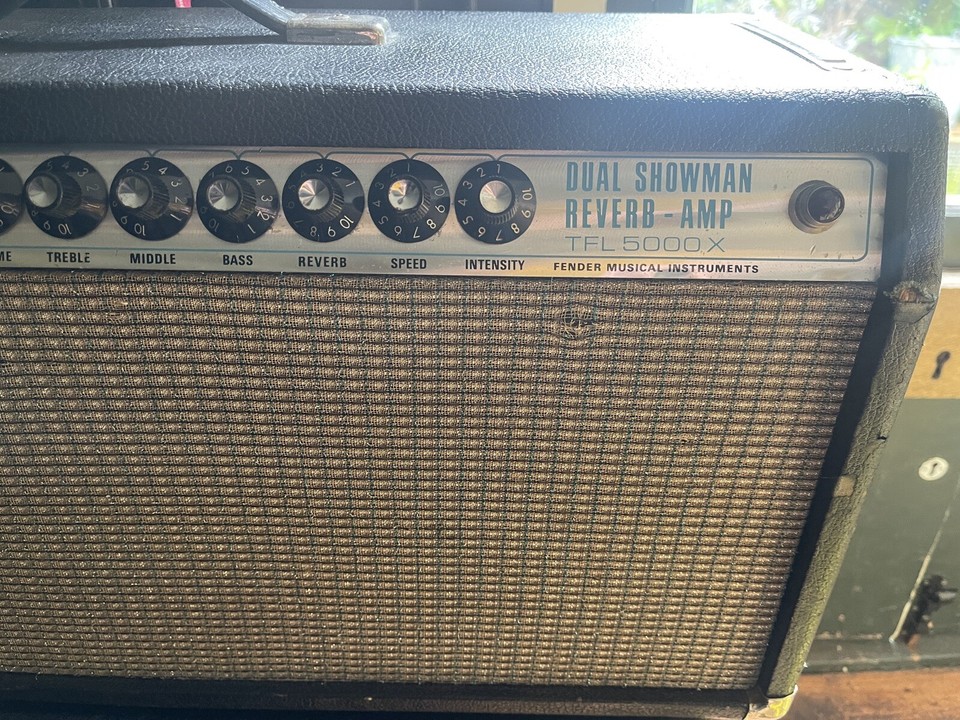 Fender Silverface Vintage Dual Showman Reverb Head (non Master Volume ...