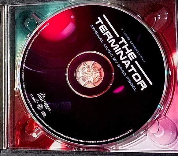 THE TERMINATOR 1984 EXPANDED MUSIC SOUNDTRACK DIGIPAK CD BRAD FIEDEL 17 ...