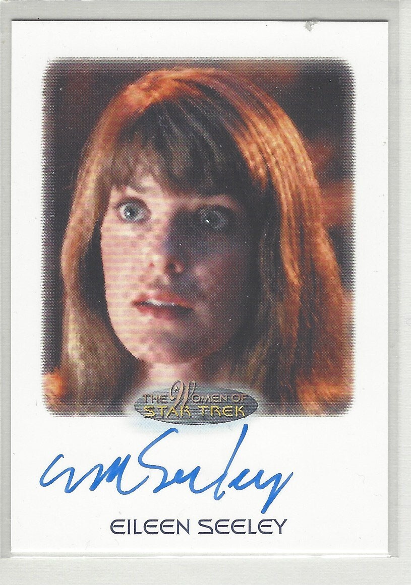 EILEEN SEELEY 2021 RITTENHOUSE WOMEN OF STAR TREK ARTS AND IMAGES AUTO ...