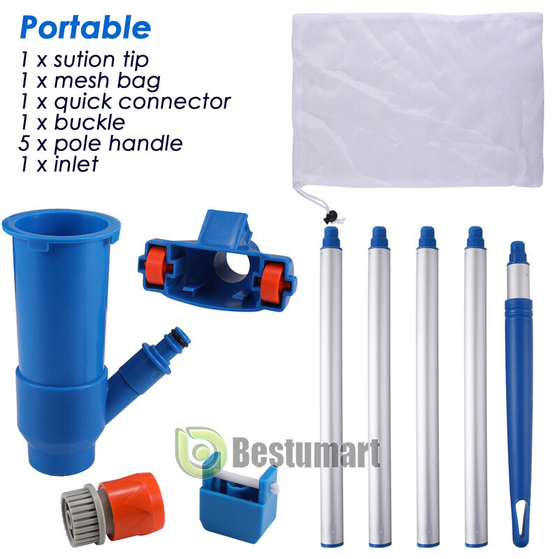 Swimming Pool Spa Suction Vacuum Head Cleaner Cleaning Pond Tool Kit ...