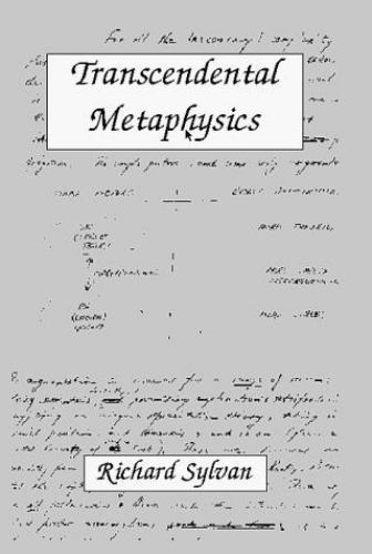 Transcendental Metaphysics by Richard Sylvan (1997, Hardcover) for sale ...
