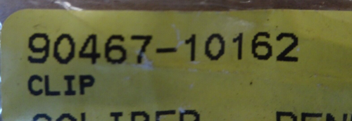 NEW Toyota Celica Scuff Plate Retainer 90467-10162 (3 pieces) | eBay