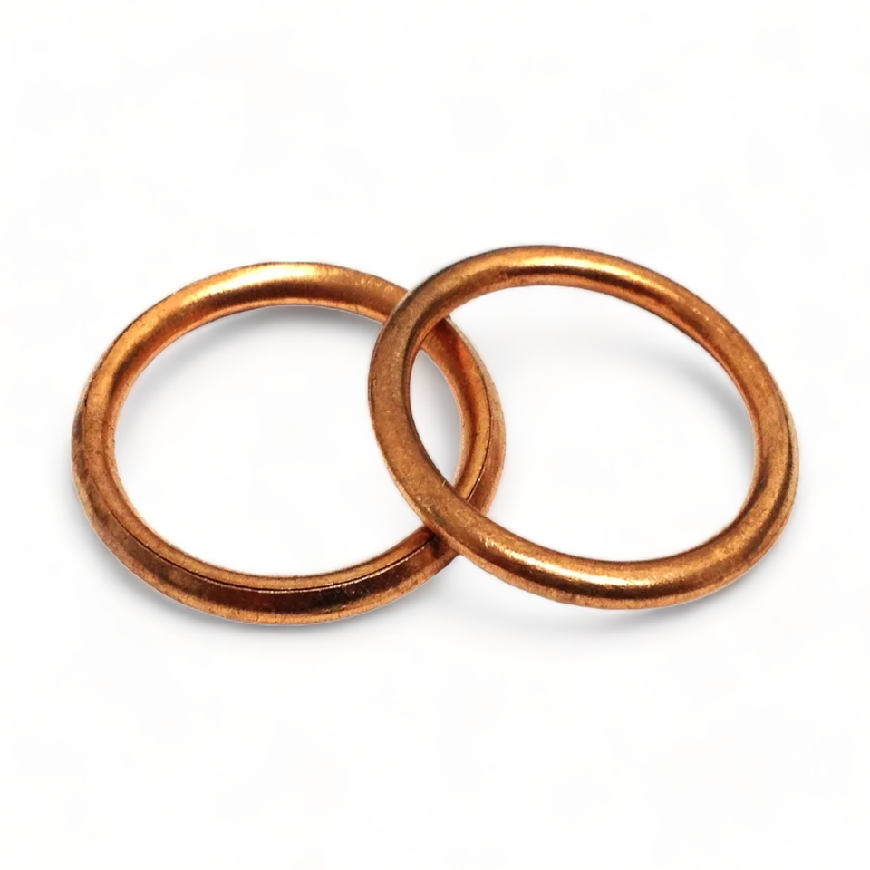 Copper Compression Washers Metric - Oil Drain Plug Hollow Crush Washer ...