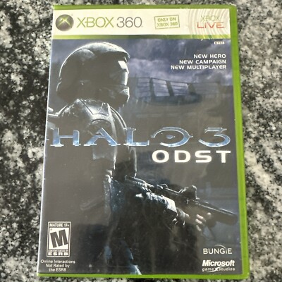 Halo 3: ODST Campaign (Xbox 360, 2009) NO MULTIPLAYER DISC "CAMPAIGN ...