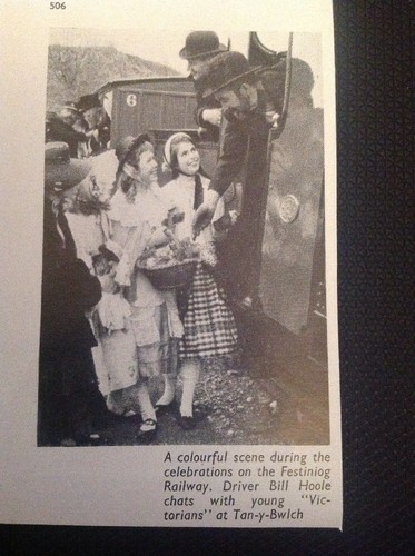 Ephemera 1963 Picture Festiniog Railway Driver Bill Hoole Tan Y Bwlch ...