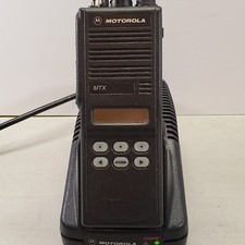 Motorola Mtx8000 Portable H01UCH6DB7AN Talkie FM Radio Mic PRIO for ...