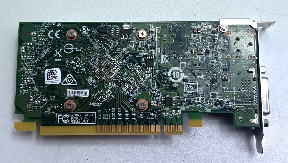 AMD RADEON R7 200 SERIES 2GB GDDR5 GRAPHICS CARD DP DVI Low Profile ...