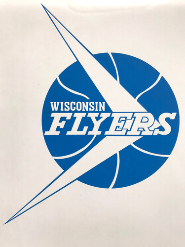 Rare 1980s Defunct Wisconsin Flyers CBA Basketball Handle Seat Cushion ...