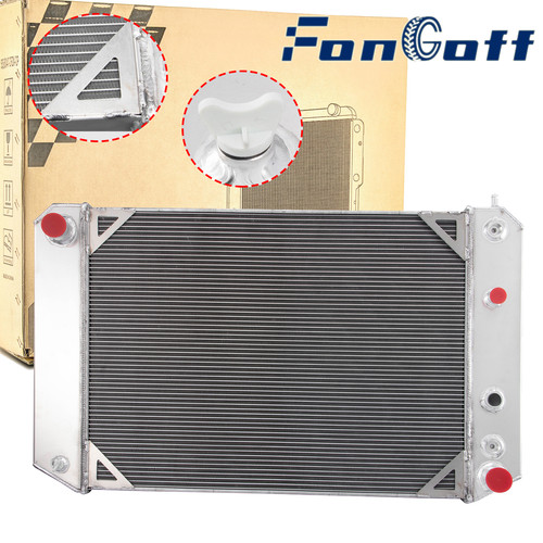 4 Row Aluminum Radiator Fits 1997-2002 GMC Topkick Chevy Kodiak Series ...