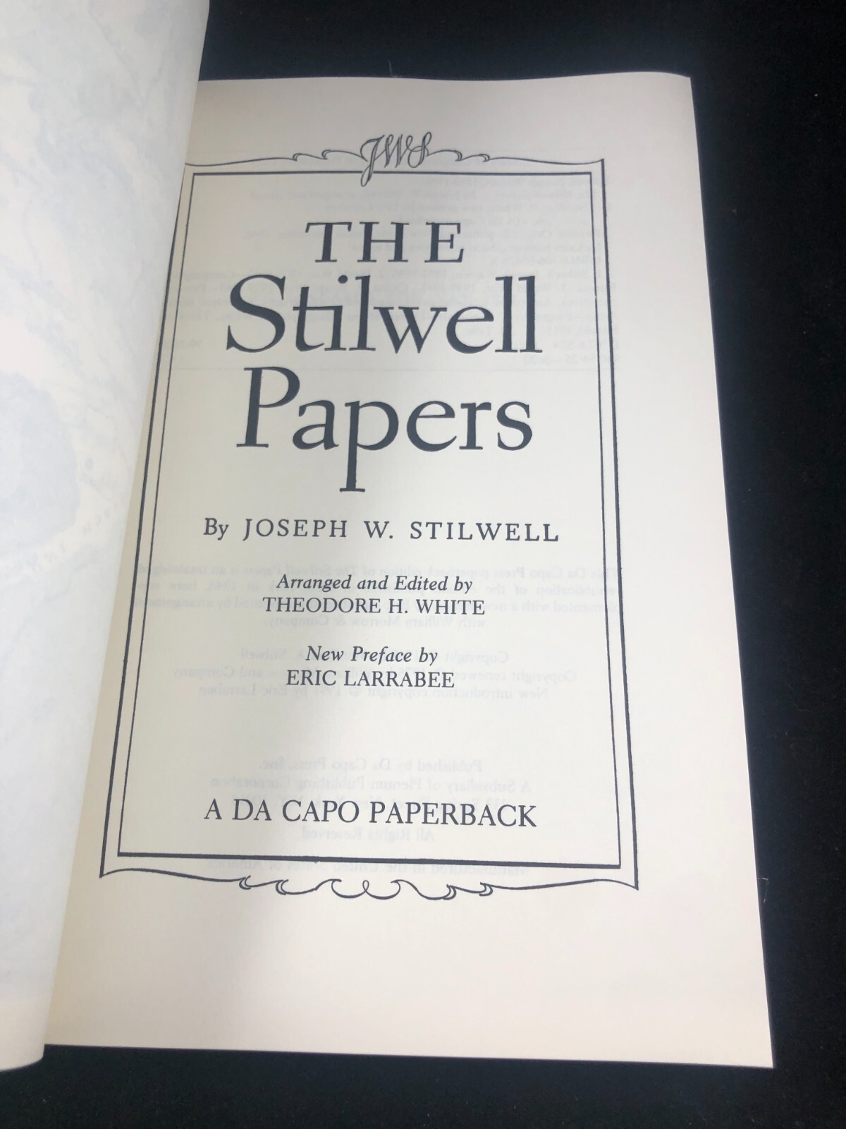 The Stilwell Papers by Joseph W. Stilwell (1991, Trade Paperback ...