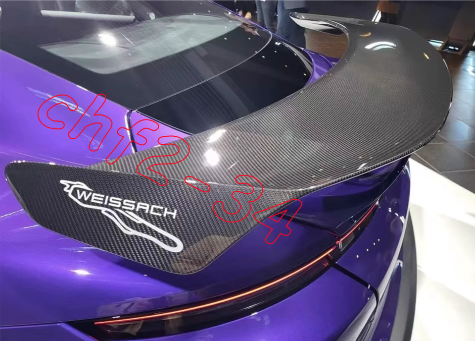 For Porsche Taycan 2020-2025 Dry Carbon WEISSACH style Rear Trunk ...