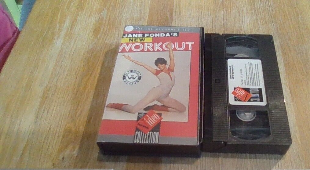 Jane Fonda's New Workout UK PAL VHS Pre-Cert Video Tape 1986 Aerobics ...