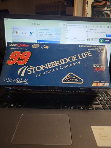 CARL EDWARDS #99 Stonebridge Life Pocono 2005 Taurus 1:24 Team Caliber ...