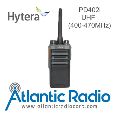 Hytera PD402i Two Way Radio - UHF (400-470MHz) Portable Handheld ...