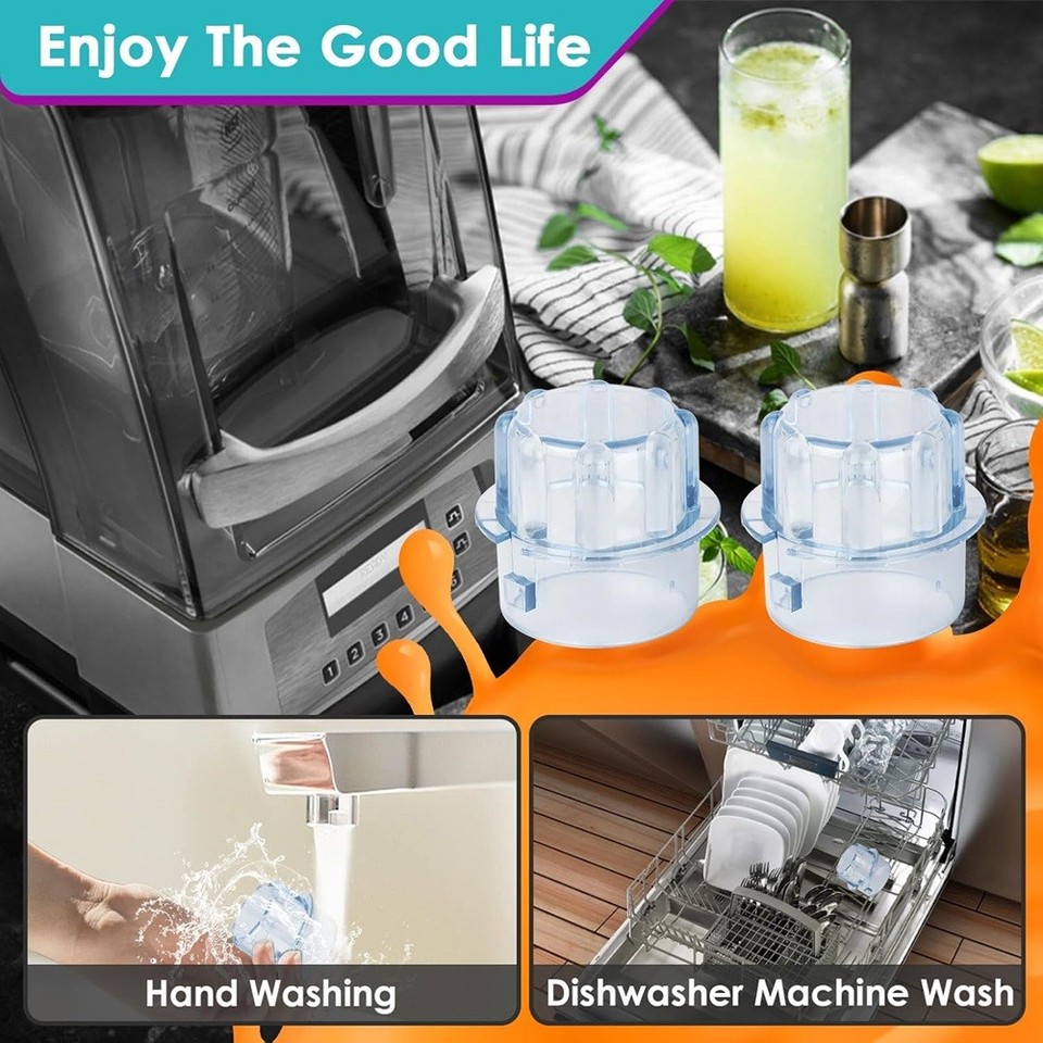 2 Pack Lid Plug for Container 48Oz & 32Oz VM0145 BarBoss Blenders ...