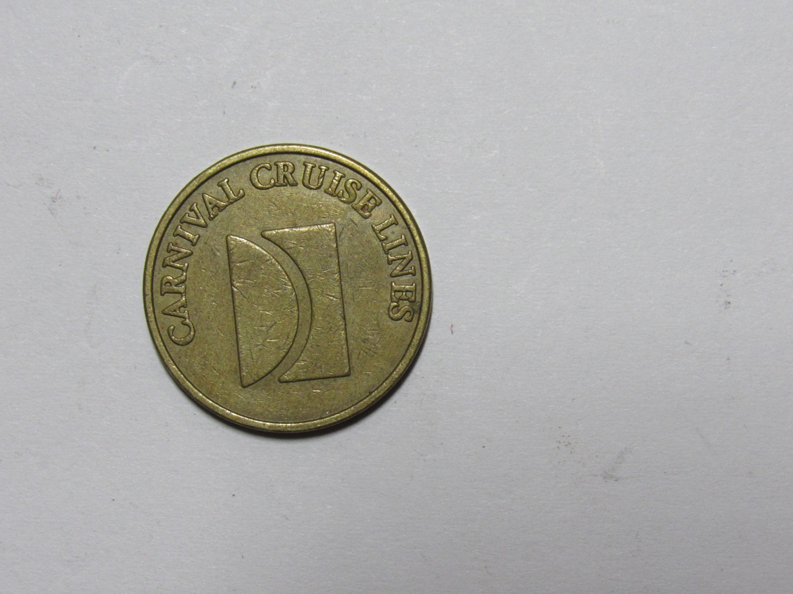 Old Amusement Token - Carnival Cruise Lines 25 Token, Bronze ...