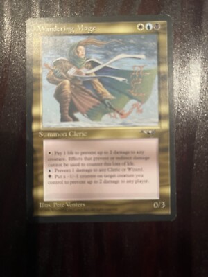 Wandering Mage Alliances Gold Rare Magic the Gathering MTG creature | eBay